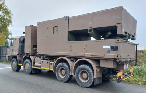 Radar COBRA partenaire du canon CAESAR